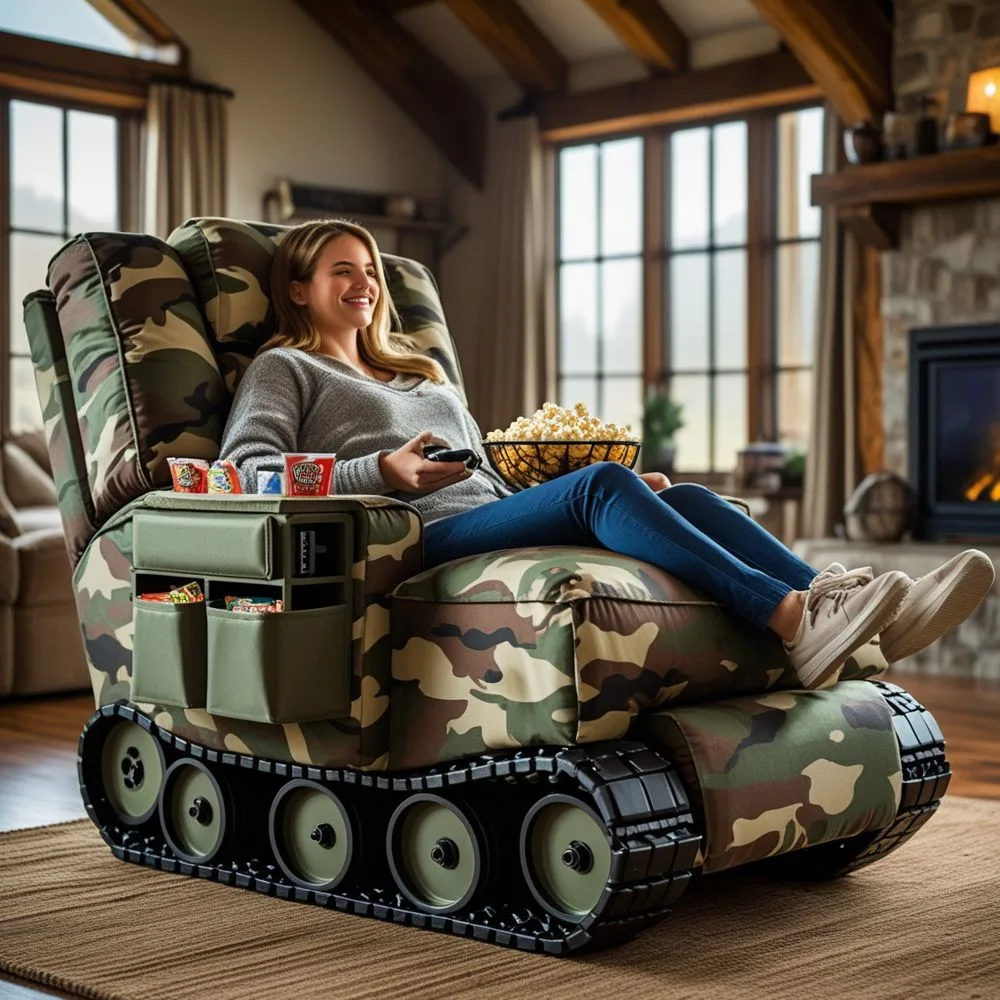 Tank Recliners: Armored Comfort Meets Bold Design