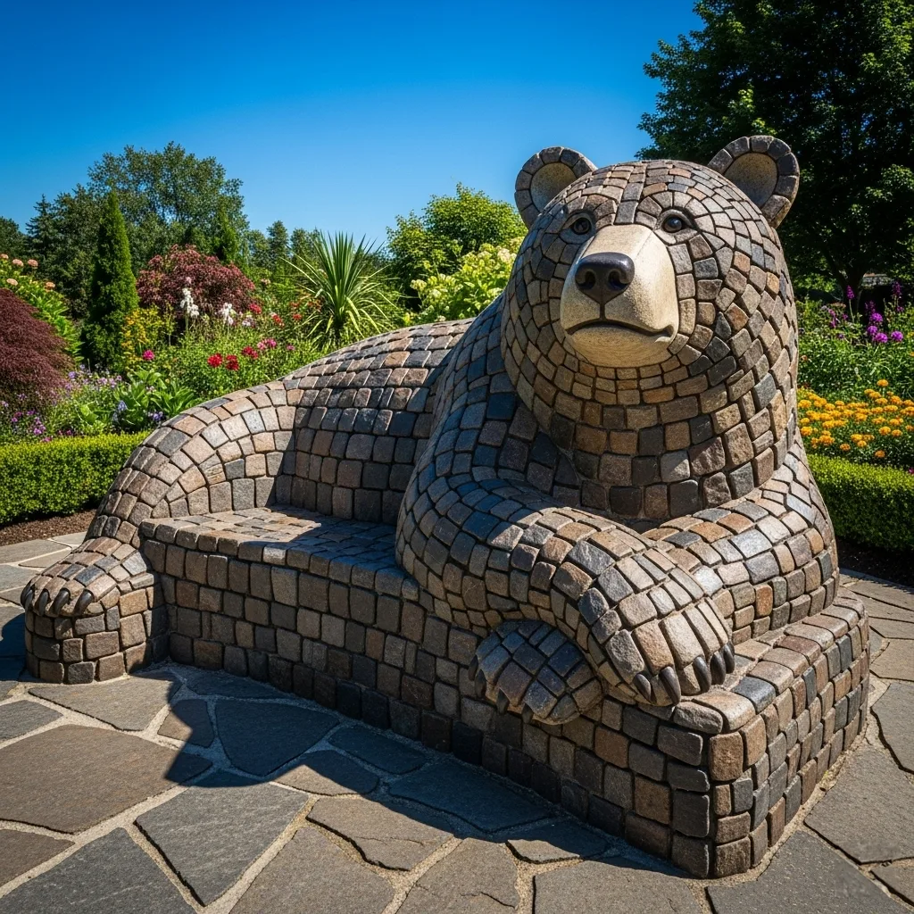 Stone Animal Patio Benches: Where Whimsy Meets Timeless Outdoor Design