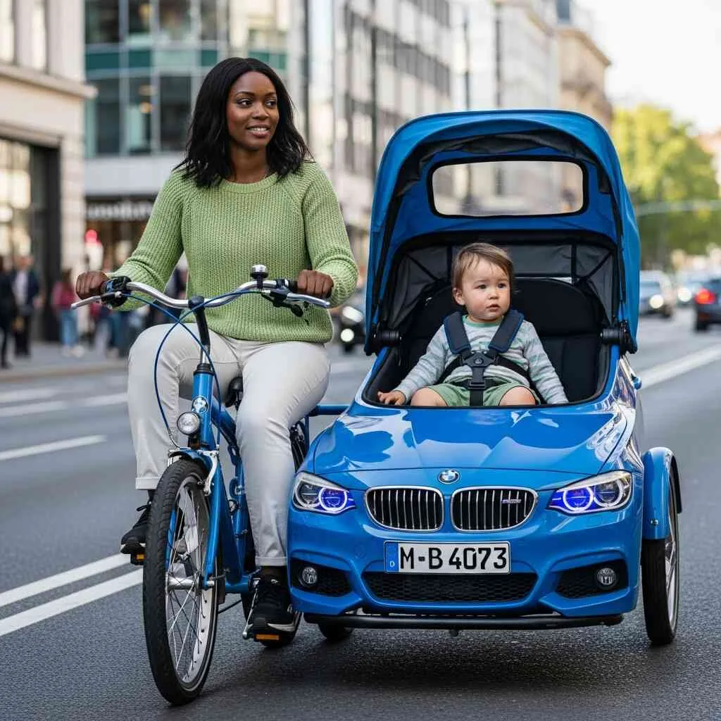 Revolutionize Family Transportation with the BMW Cargo Bike Stroller ...