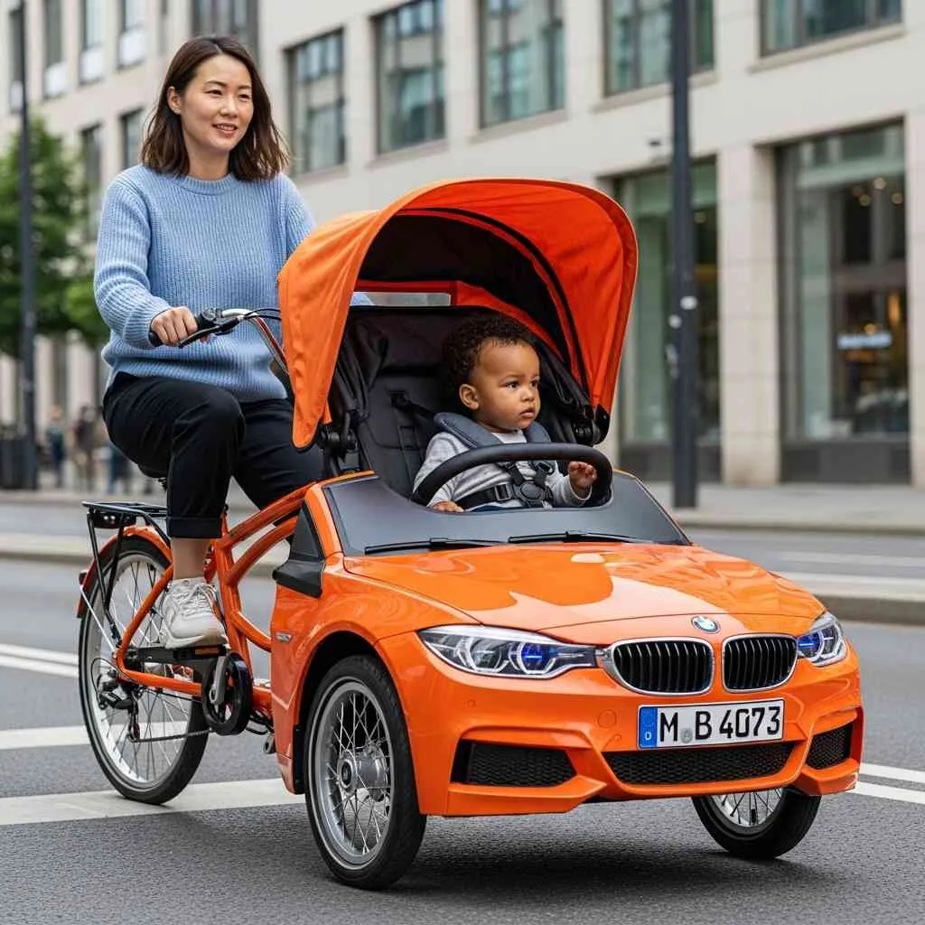 Revolutionize Family Transportation with the BMW Cargo Bike Stroller ...