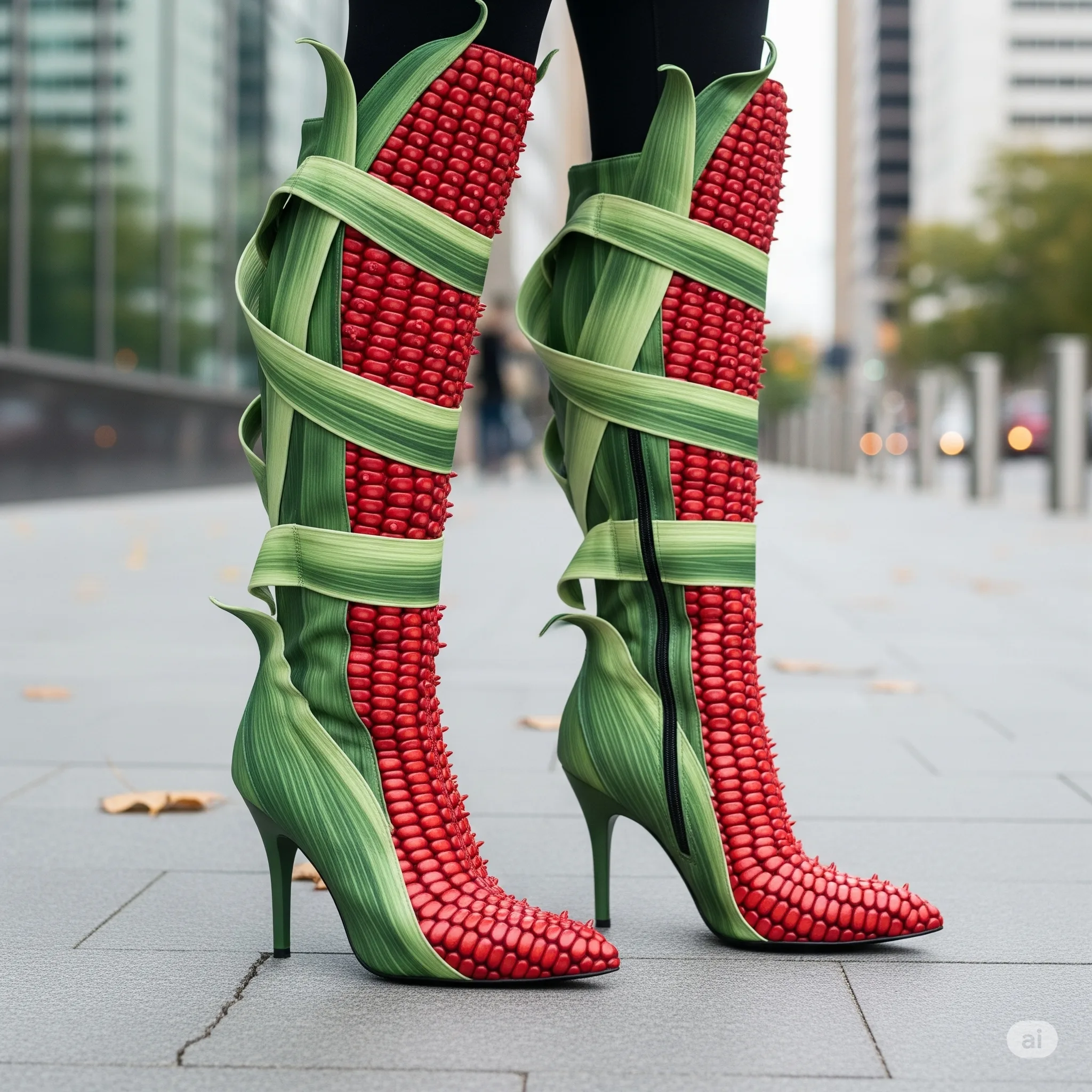 Corn Heels: Where Whimsy Meets Rural Couture