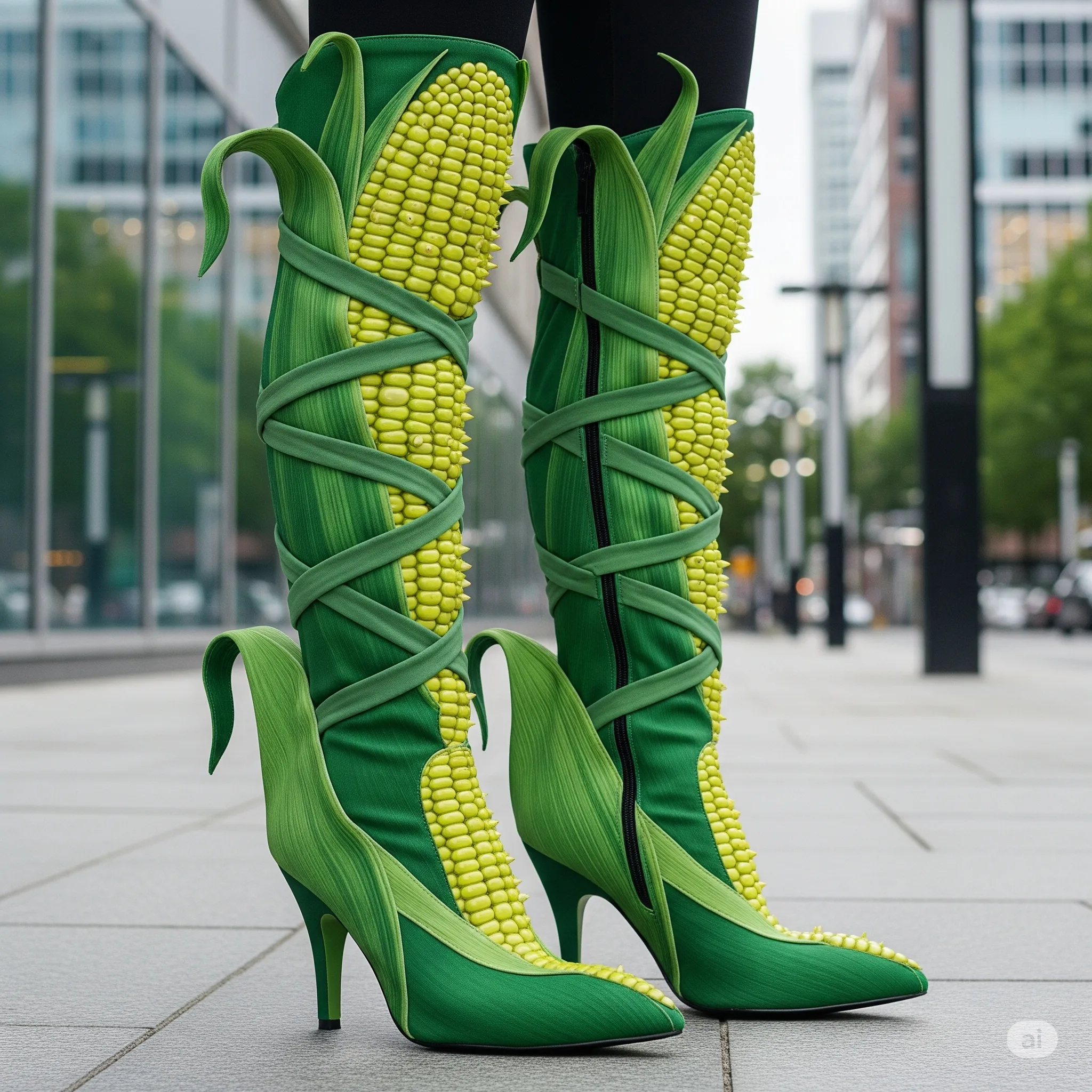 Corn Heels: Where Whimsy Meets Rural Couture