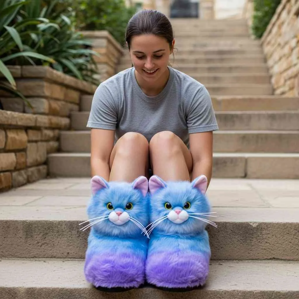 Discover the Cozy Charm of Fluffy Cat Boots - Perfect Winter ...
