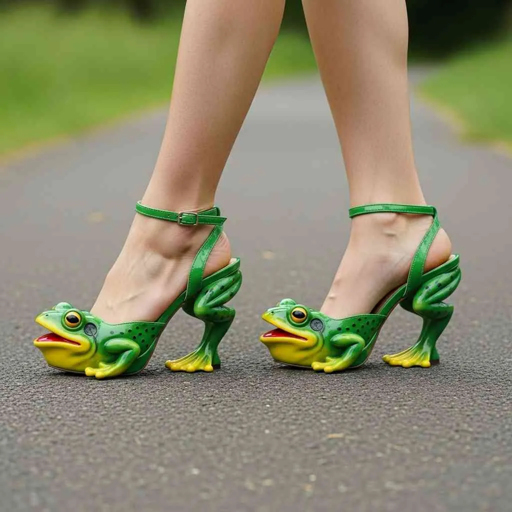 Leap into Style: The Quirky Charm of Frog Heels