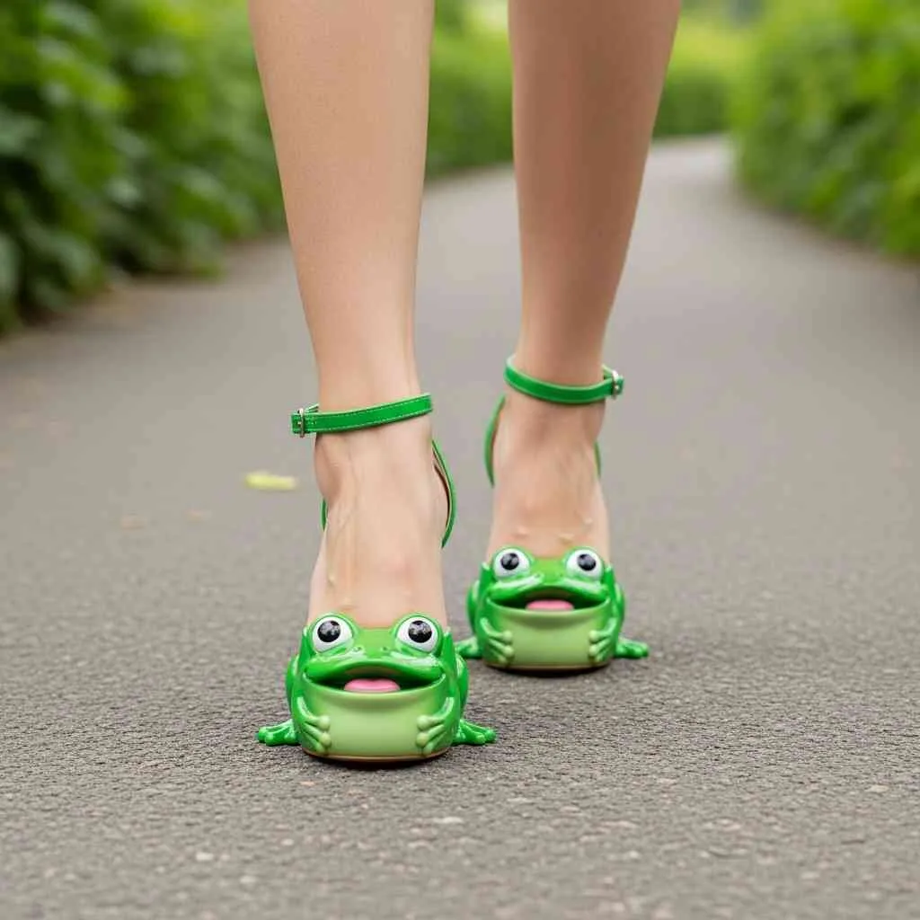 Leap into Style: The Quirky Charm of Frog Heels