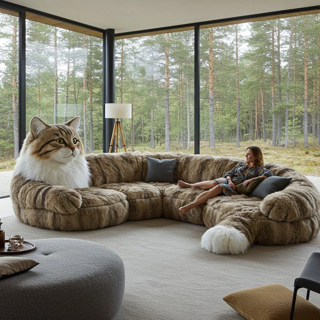 Embrace Comfort and Whimsy with Giant Cat Loungers – The Ultimate ...