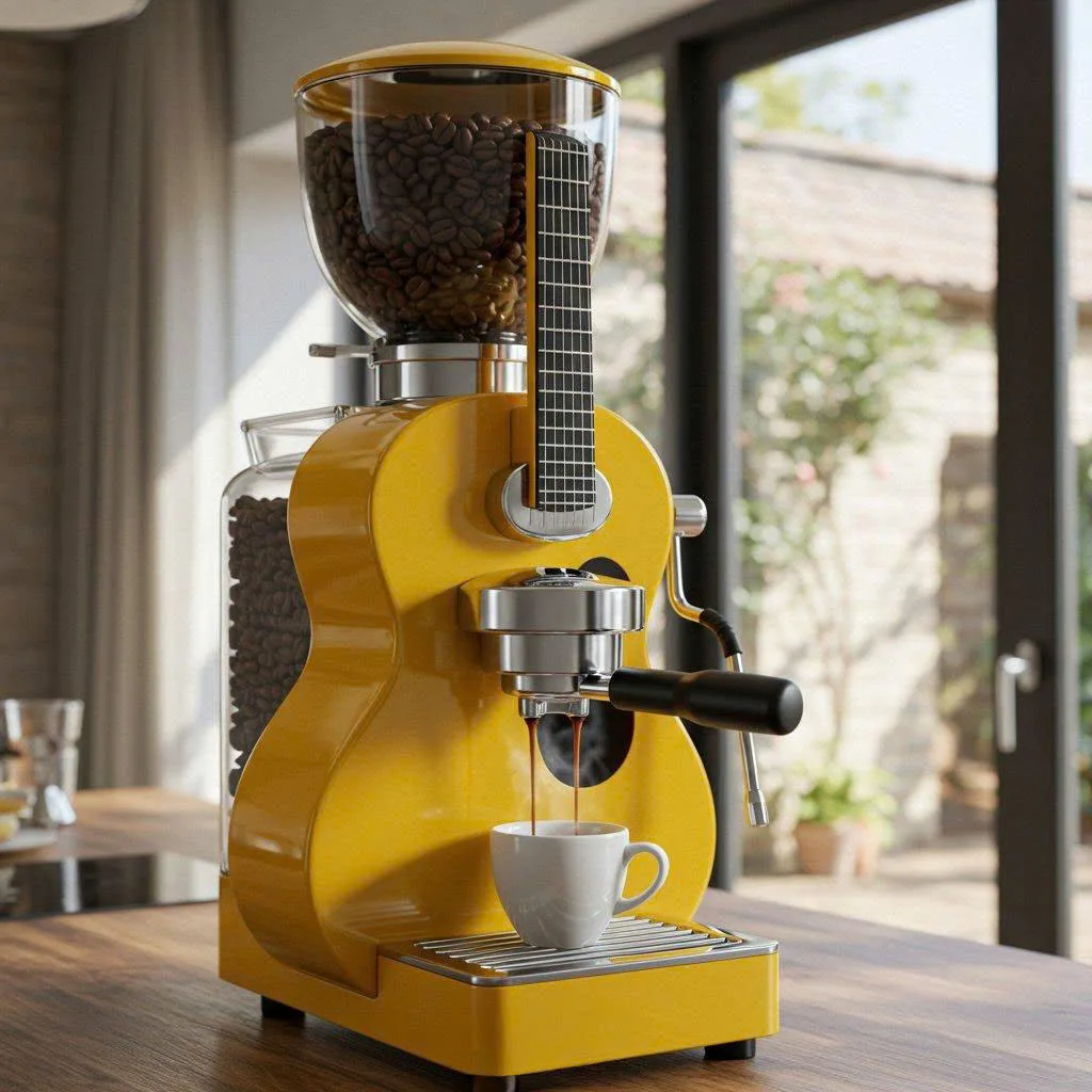 Brew in Tune: Guitar Coffee Makers for Music Lovers