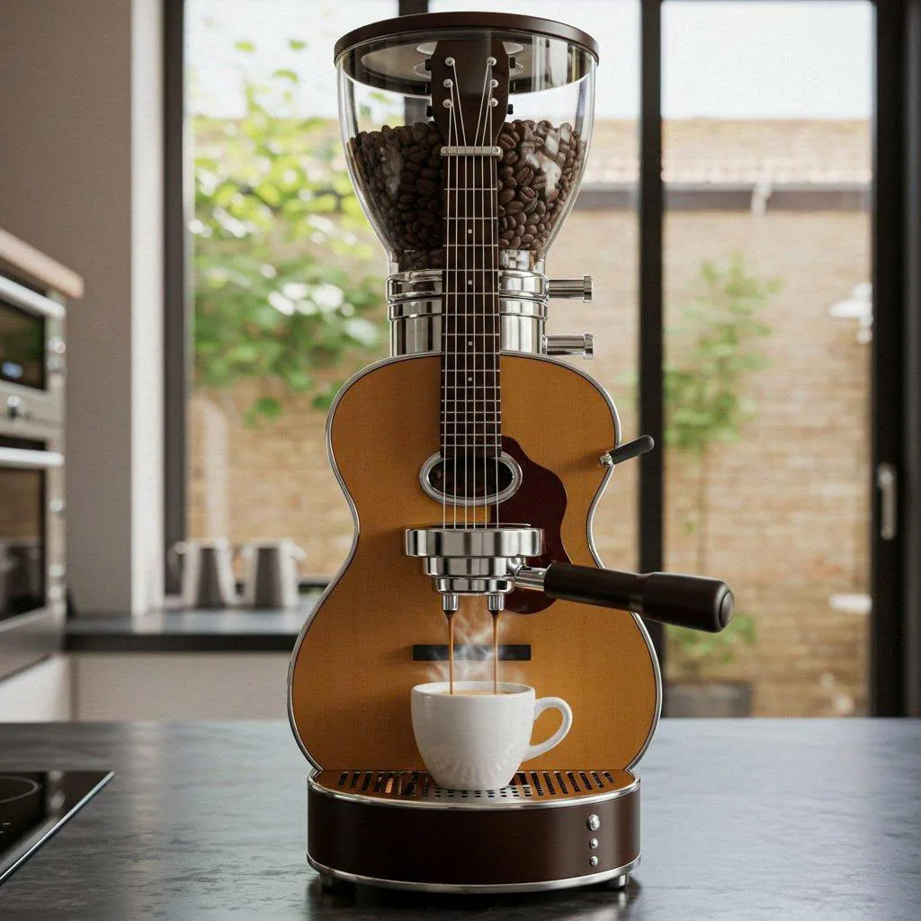 Brew in Tune: Guitar Coffee Makers for Music Lovers