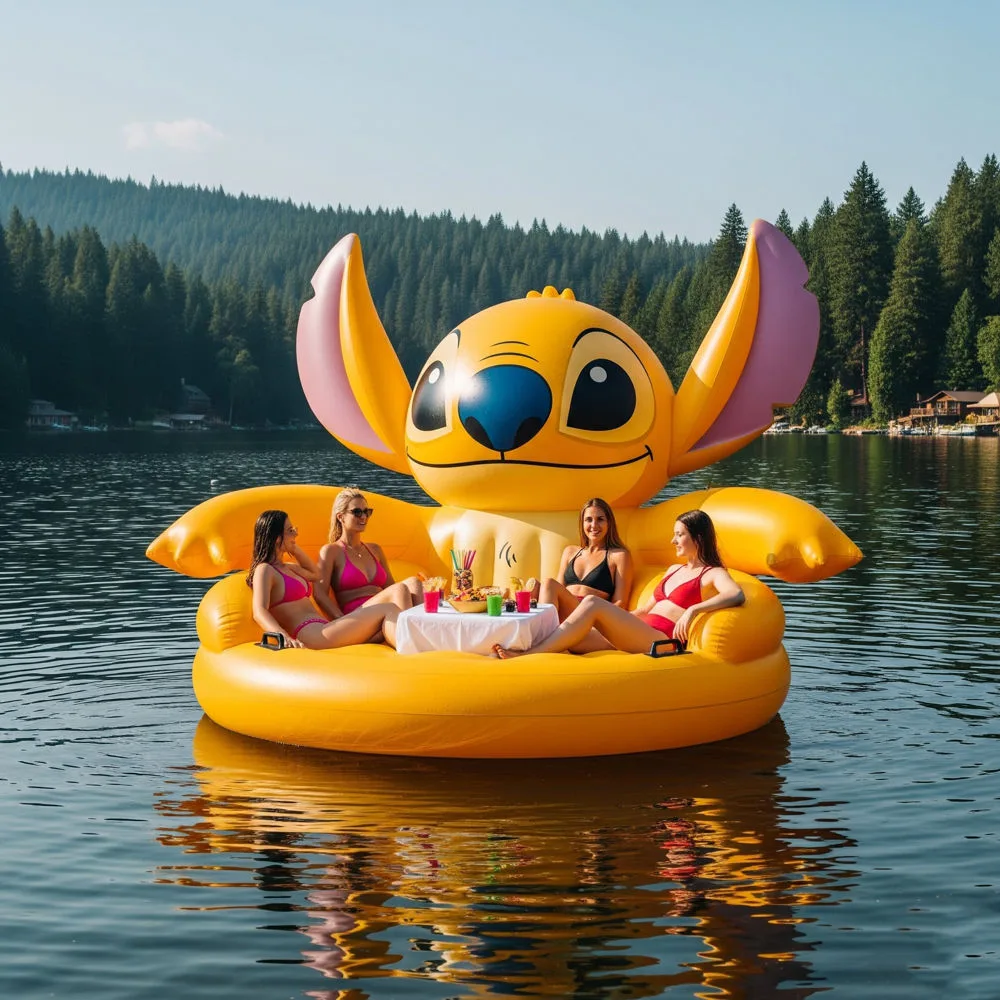 Inflatable Giant Stitch Lake Floats: The Ultimate Combination of Fun ...