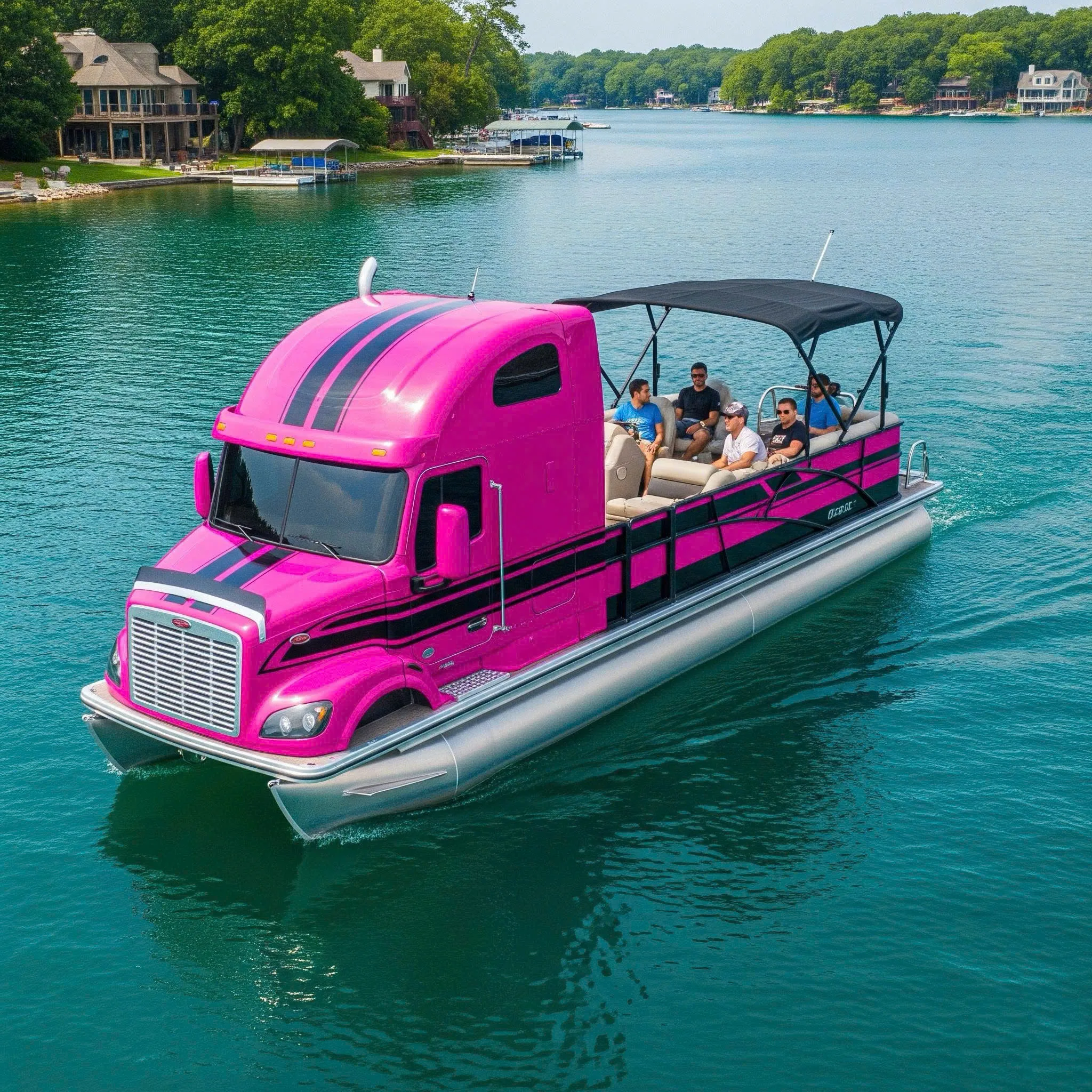 Unveiling the Power and Versatility of the Semi-Truck Pontoon - A Game ...