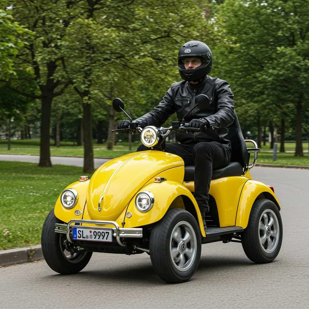 VW Beetle Mobility Scooter: The Perfect Blend of Nostalgia, Innovation ...