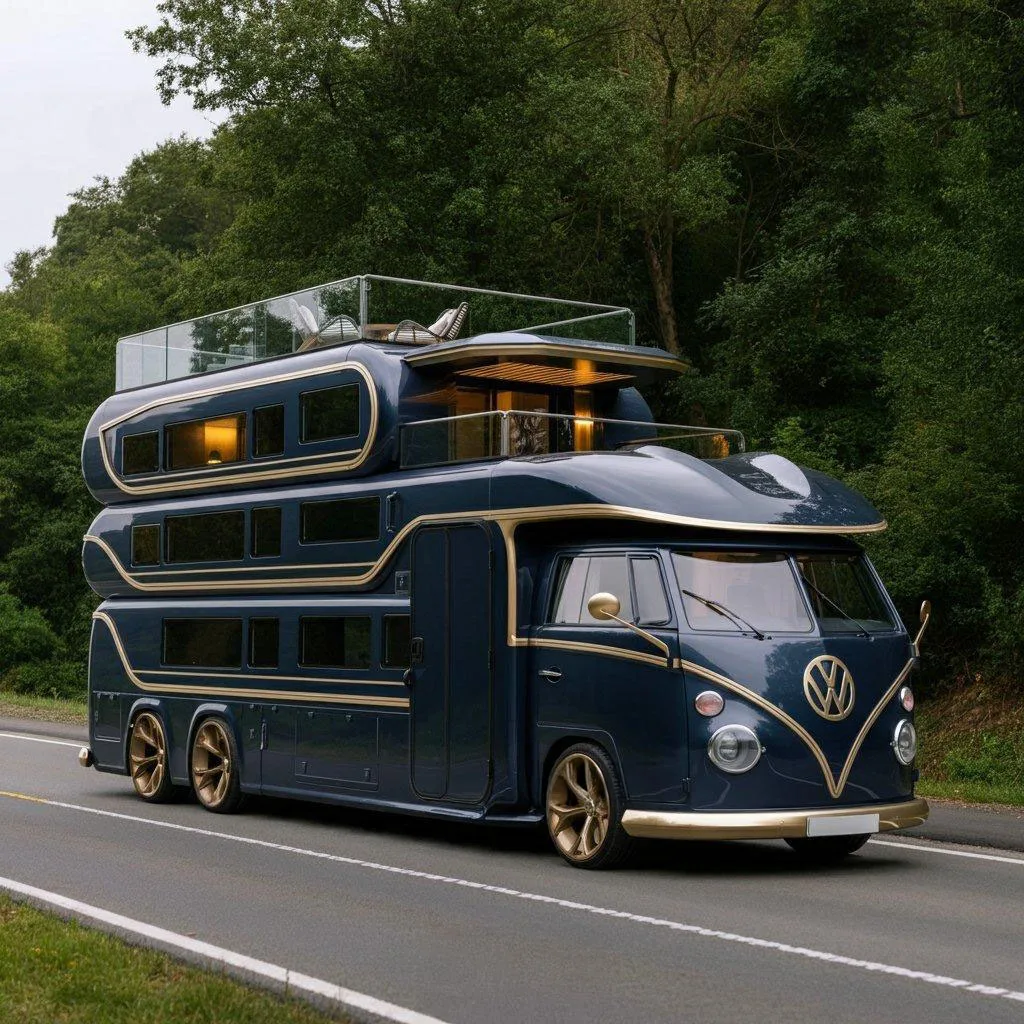 Navigating the Future: The VW Bus Inspired Futuristic RV Redefining ...