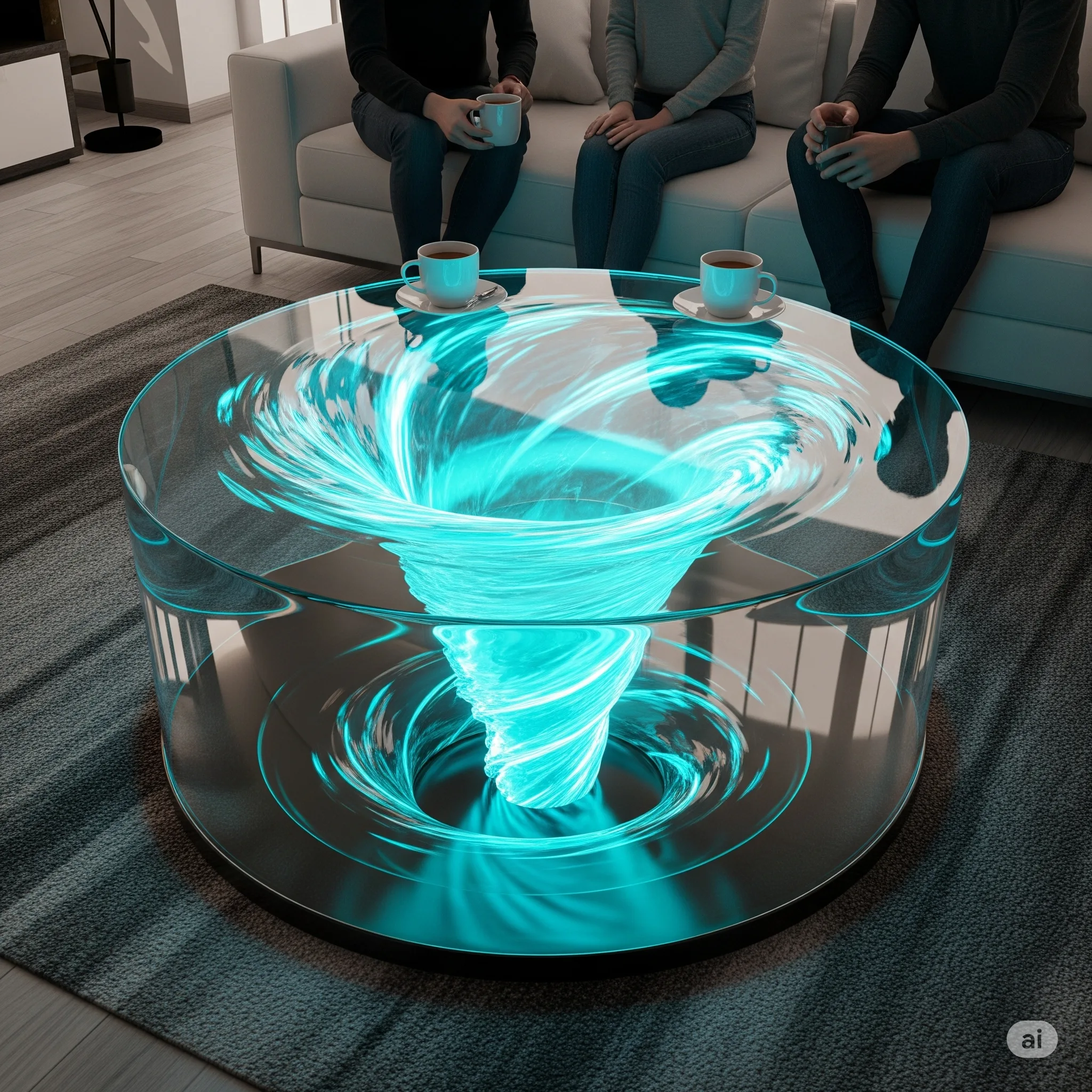 Water Vortex Coffee Tables: The Perfect and Unique Choice for Modern Living