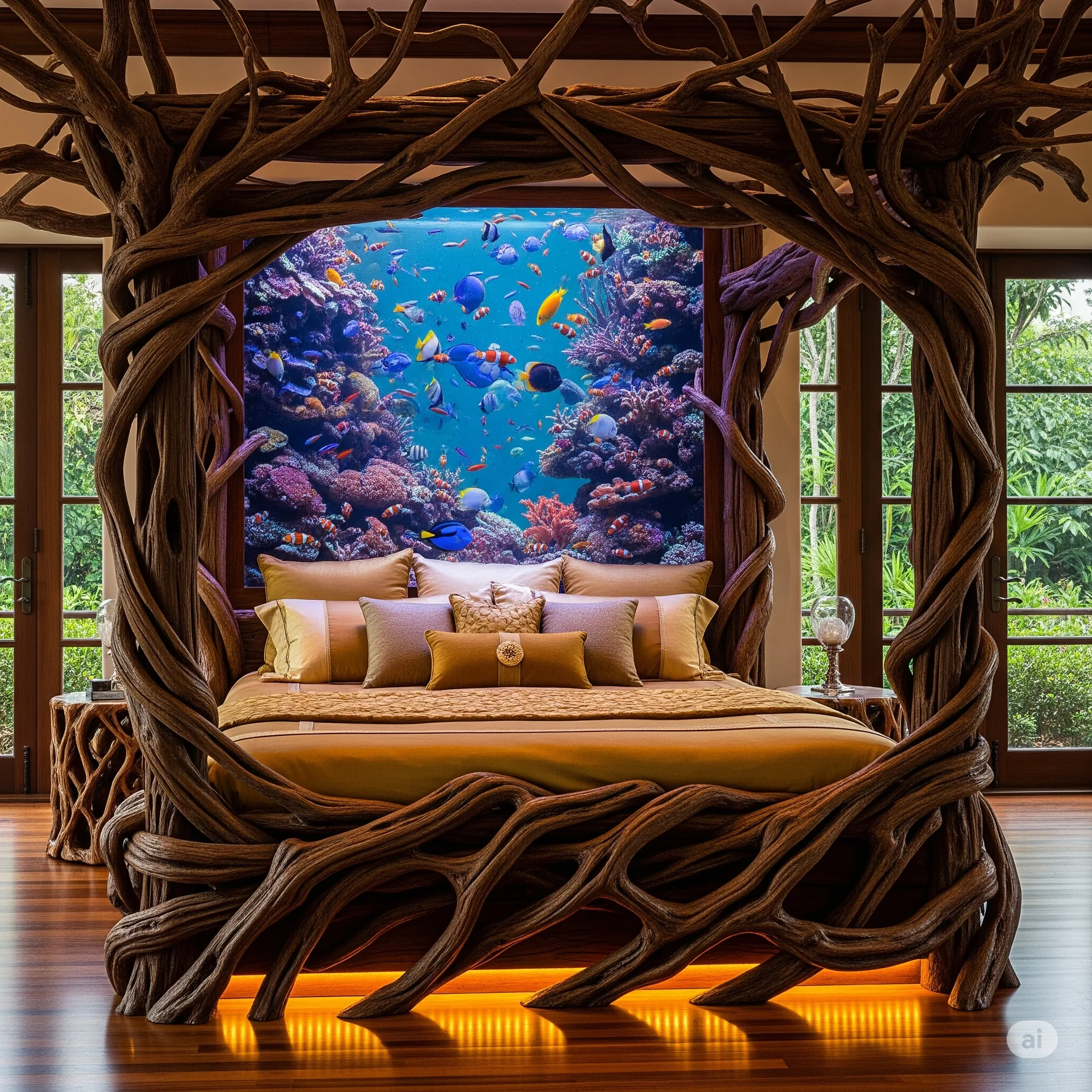 Wooden Aquarium Beds: Where Craftsmanship Meets Aquatic Wonder