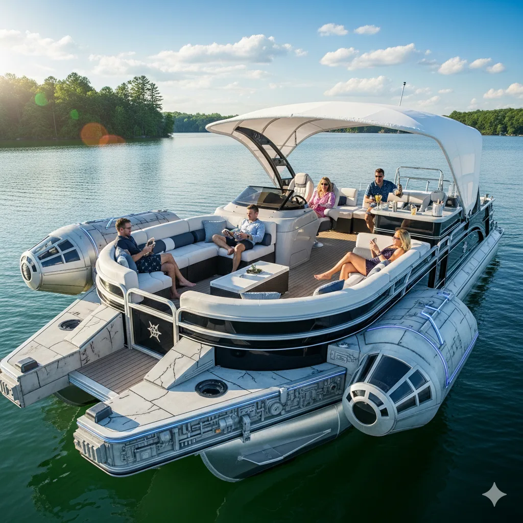 Experience the Force of Leisure - Exploring the Star Wars Pontoon Boat ...
