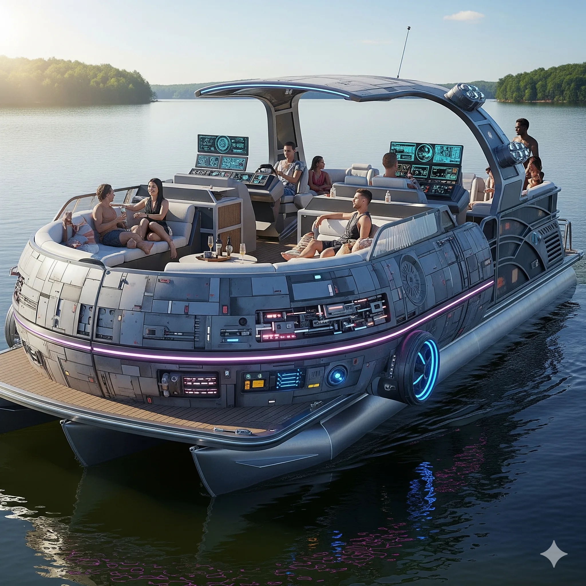 Experience the Force of Leisure - Exploring the Star Wars Pontoon Boat ...