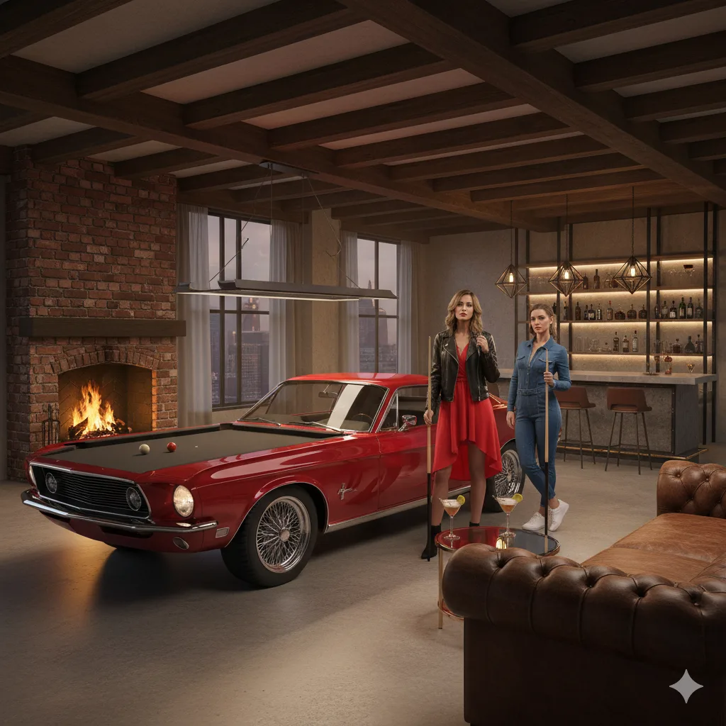 Revving Up Fun: Discover the Charm of Classic Car Pool Tables for Your ...