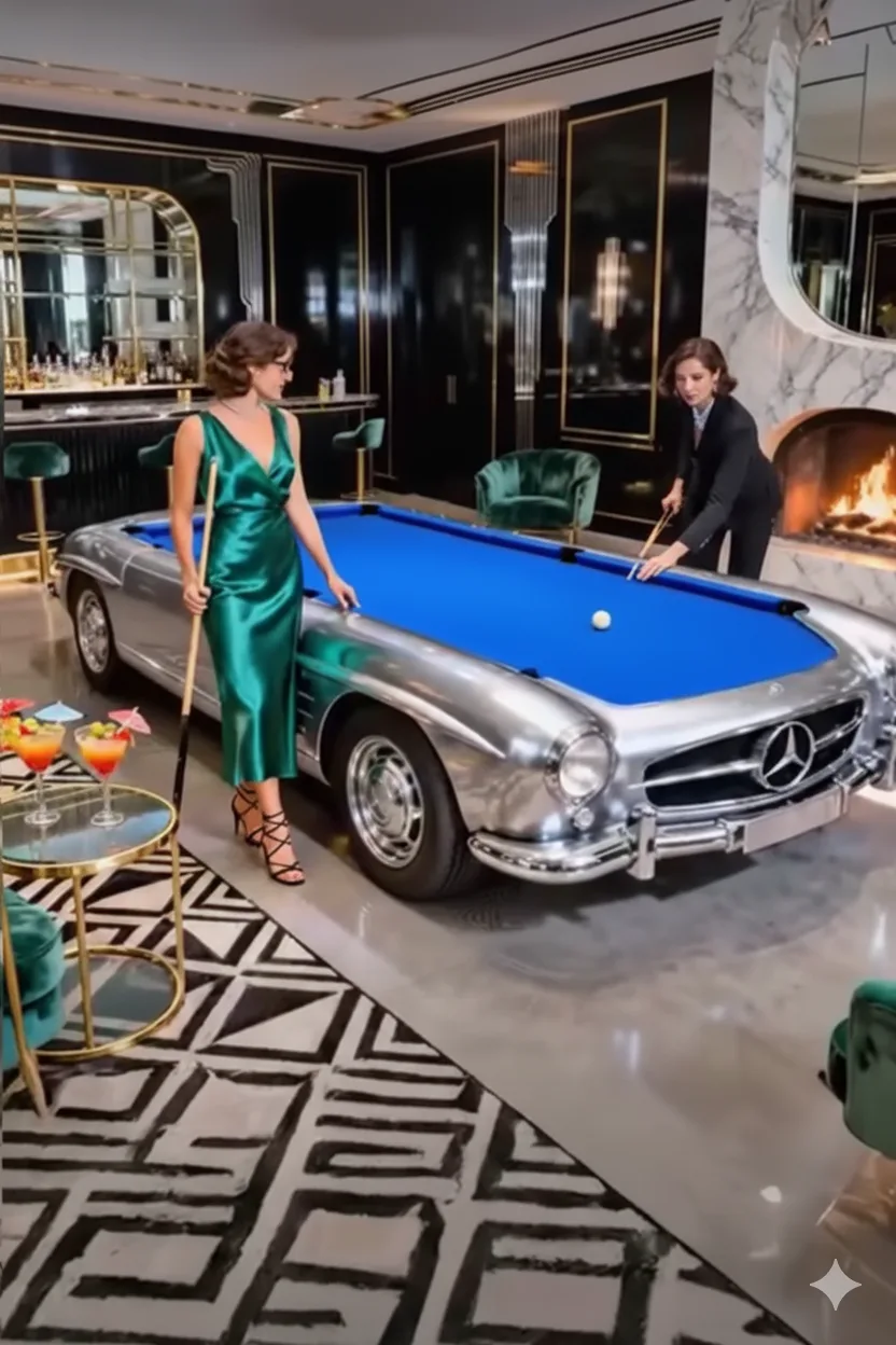 Revving Up Fun: Discover the Charm of Classic Car Pool Tables for Your ...