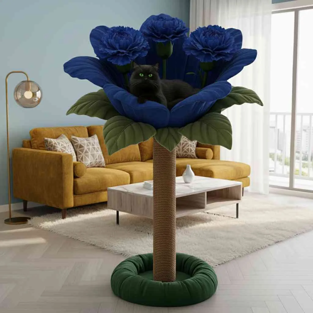 Brighten Your Cat's World with Vibrant Flower Cat Trees - Nature ...