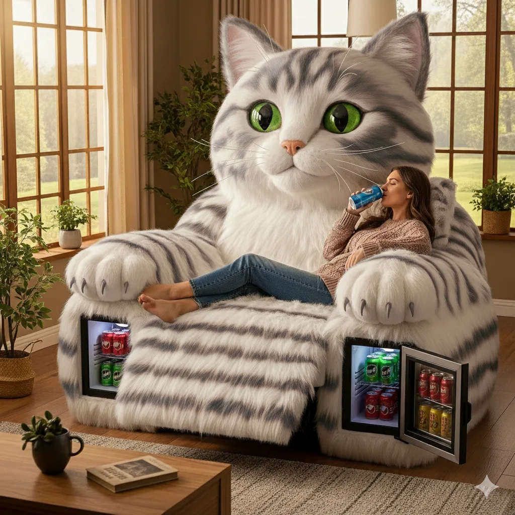 Embrace Comfort and Fun: The Ultimate Guide to Giant Cat Recliners with ...