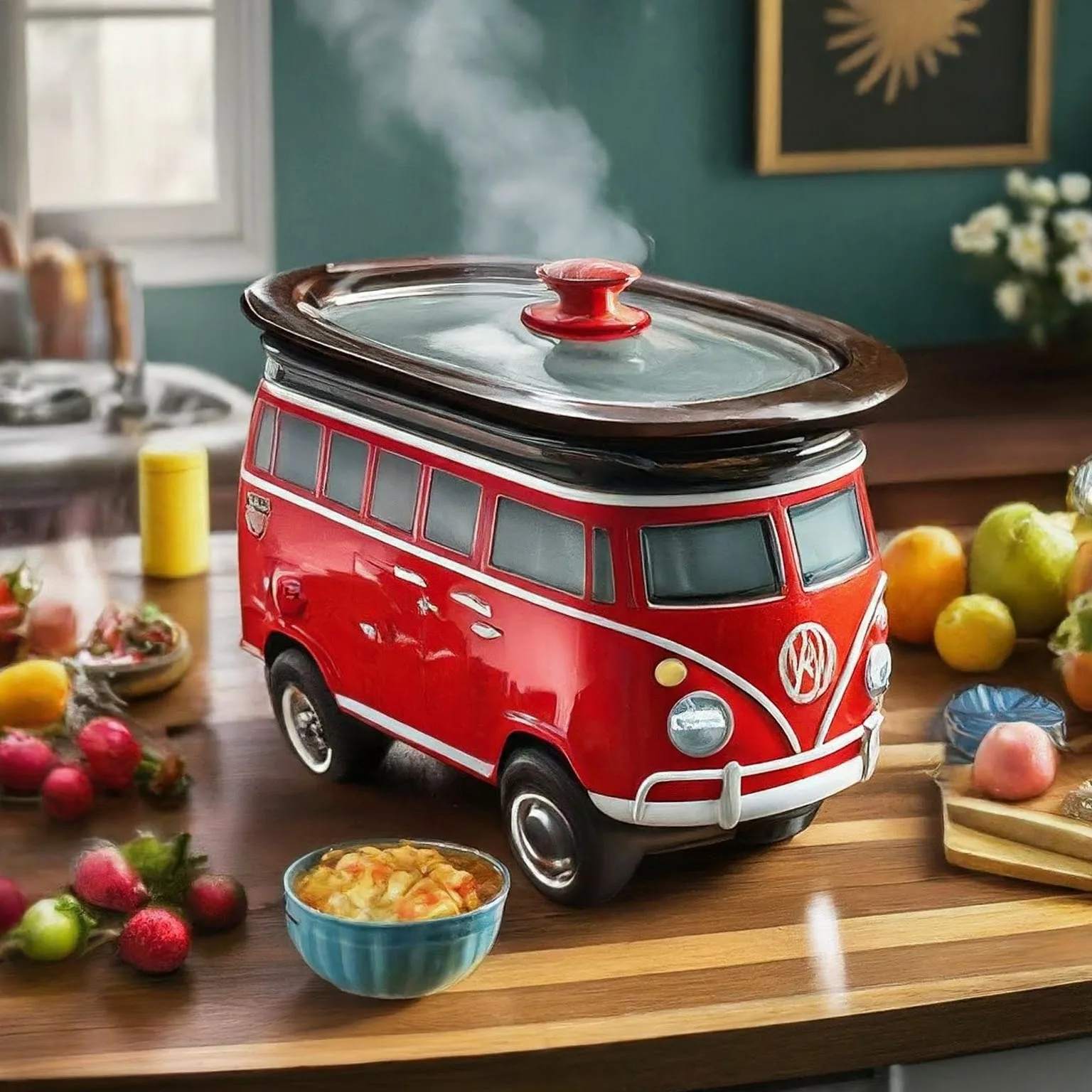 Embrace Nostalgia and Efficiency with the Vw Bus Slow Cooker – A Retro ...