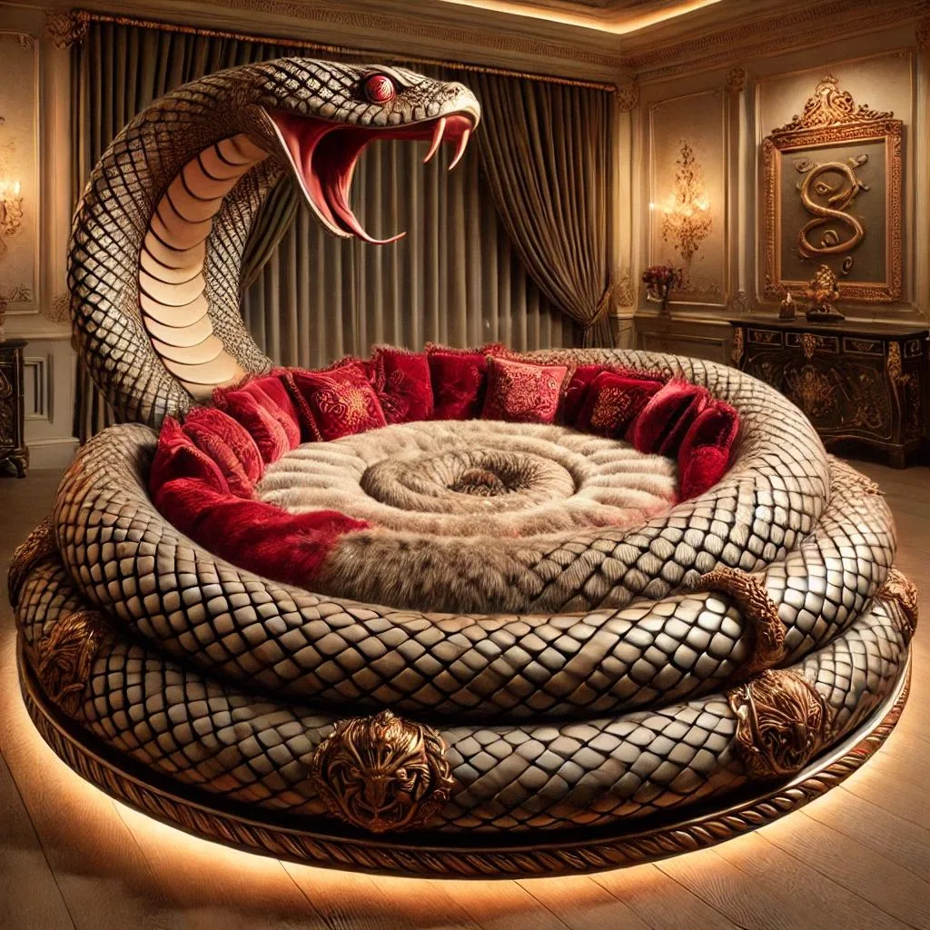 The Allure of Snake Bed - A Unique and Enticing Bed Concept for Modern ...