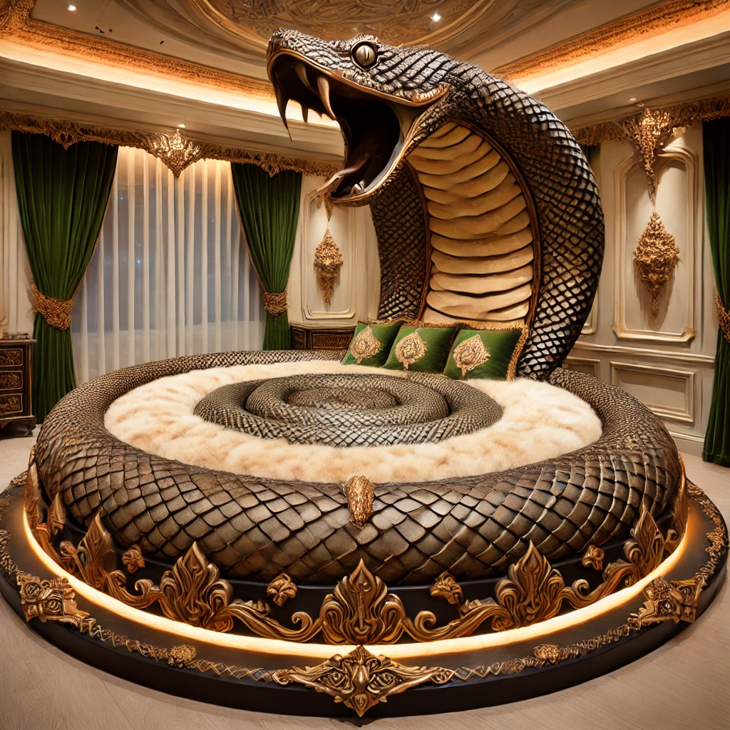 The Allure of Snake Bed - A Unique and Enticing Bed Concept for Modern ...