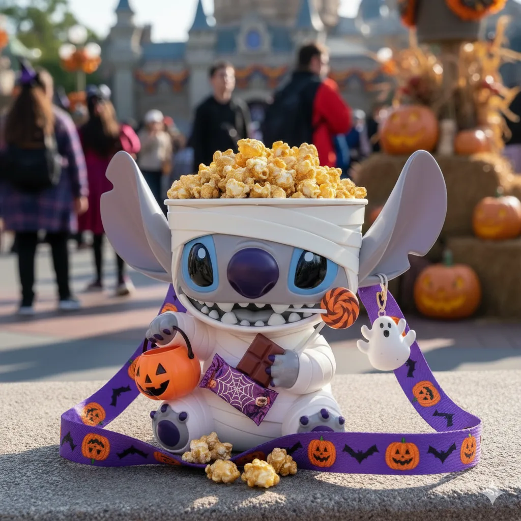 Dive into Disney Magic with the Stitch Mummy Popcorn Bucket – A Must ...
