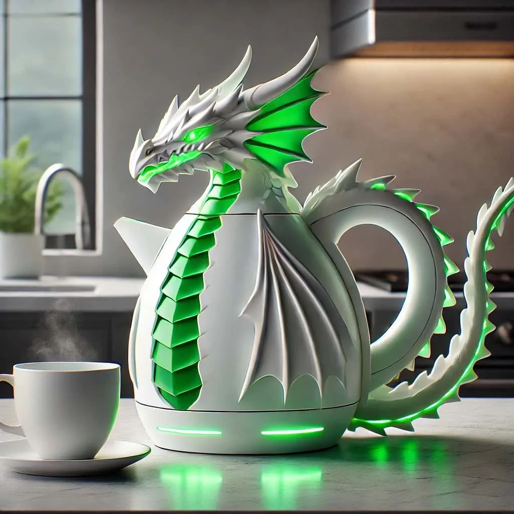 Enchant Your Kitchen with a Dragon Shaped Electric Kettle – A Mythical Twist to Your Morning Routine