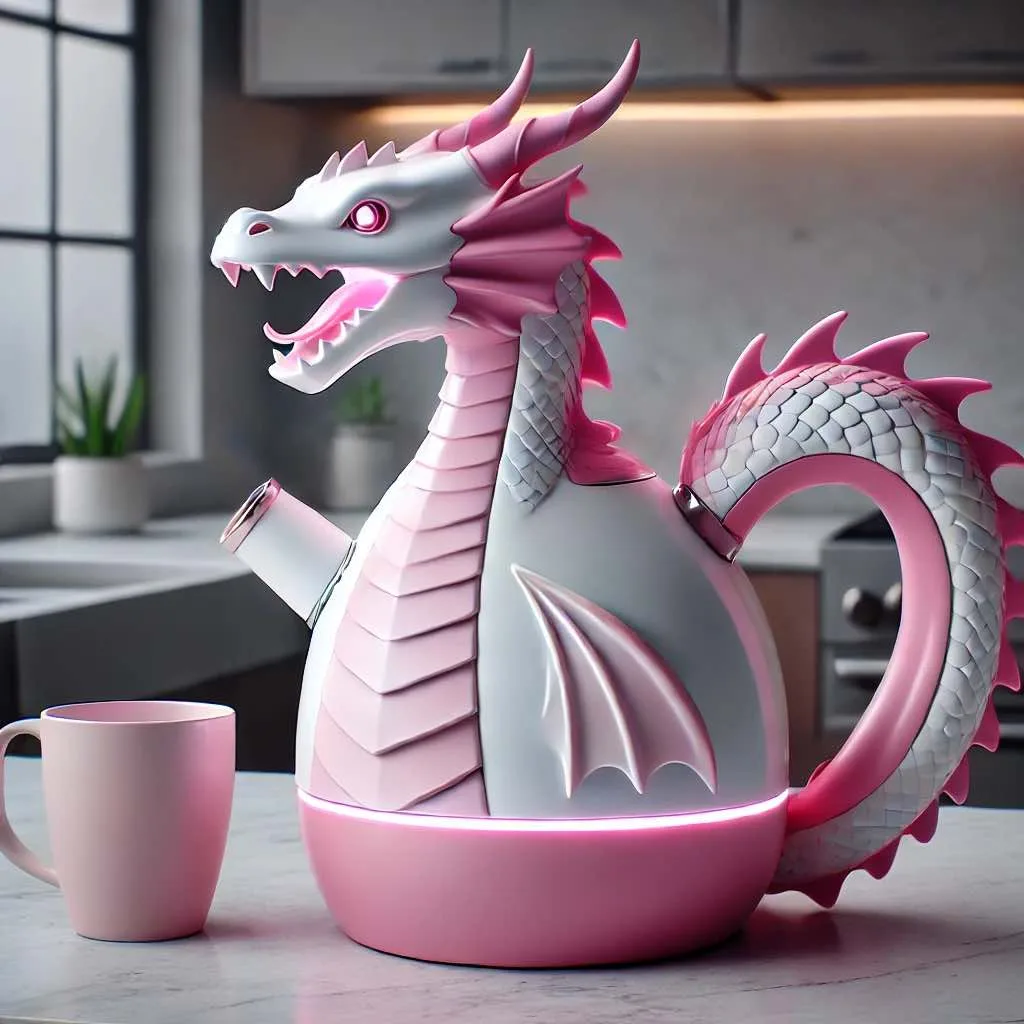 Enchant Your Kitchen with a Dragon Shaped Electric Kettle – A Mythical ...