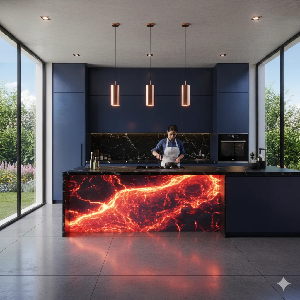 Elevate Your Kitchen Design with Lava Kitchen Islands - A Bold ...