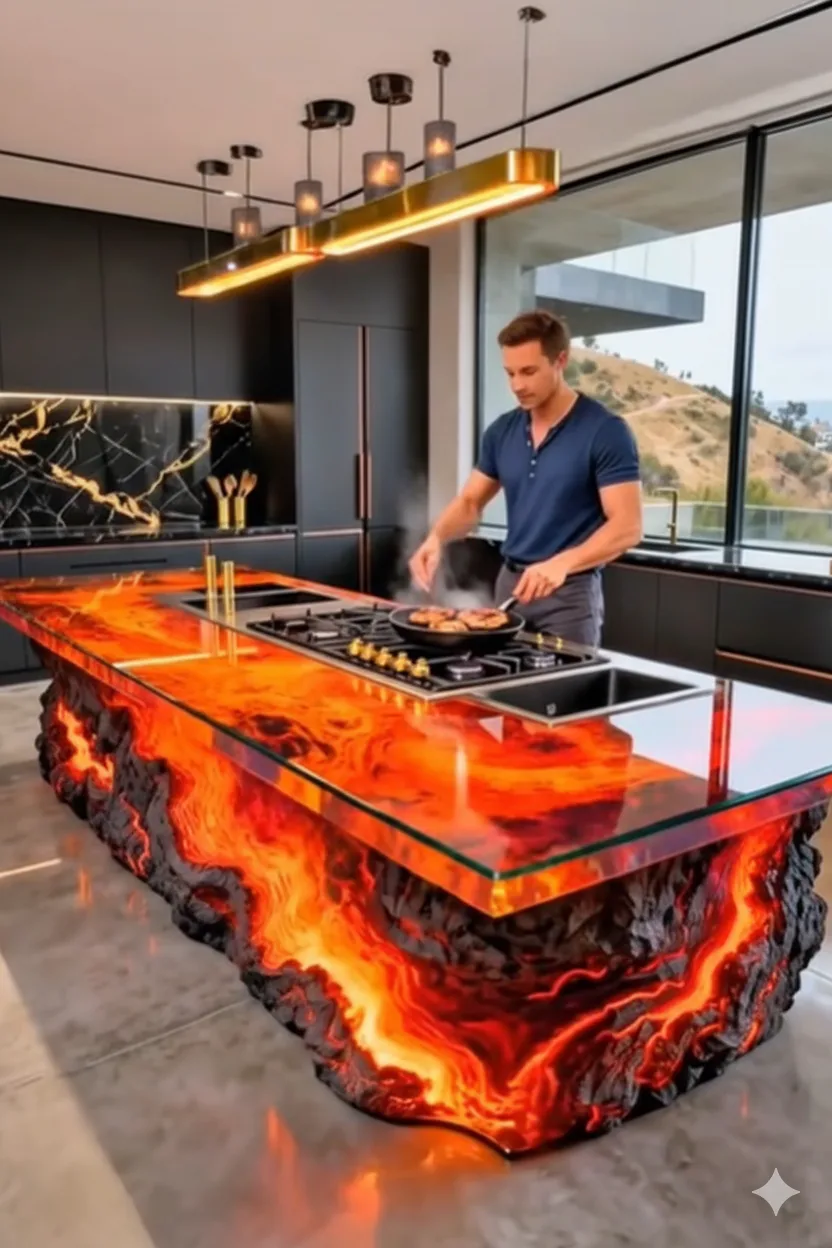 Elevate Your Kitchen Design with Lava Kitchen Islands - A Bold ...