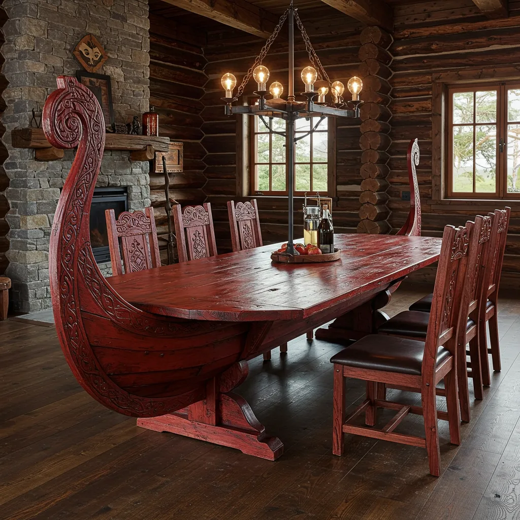 Set Sail for Unique Dining Experiences with Viking Ship Dining Tables – A Blend of History and ...