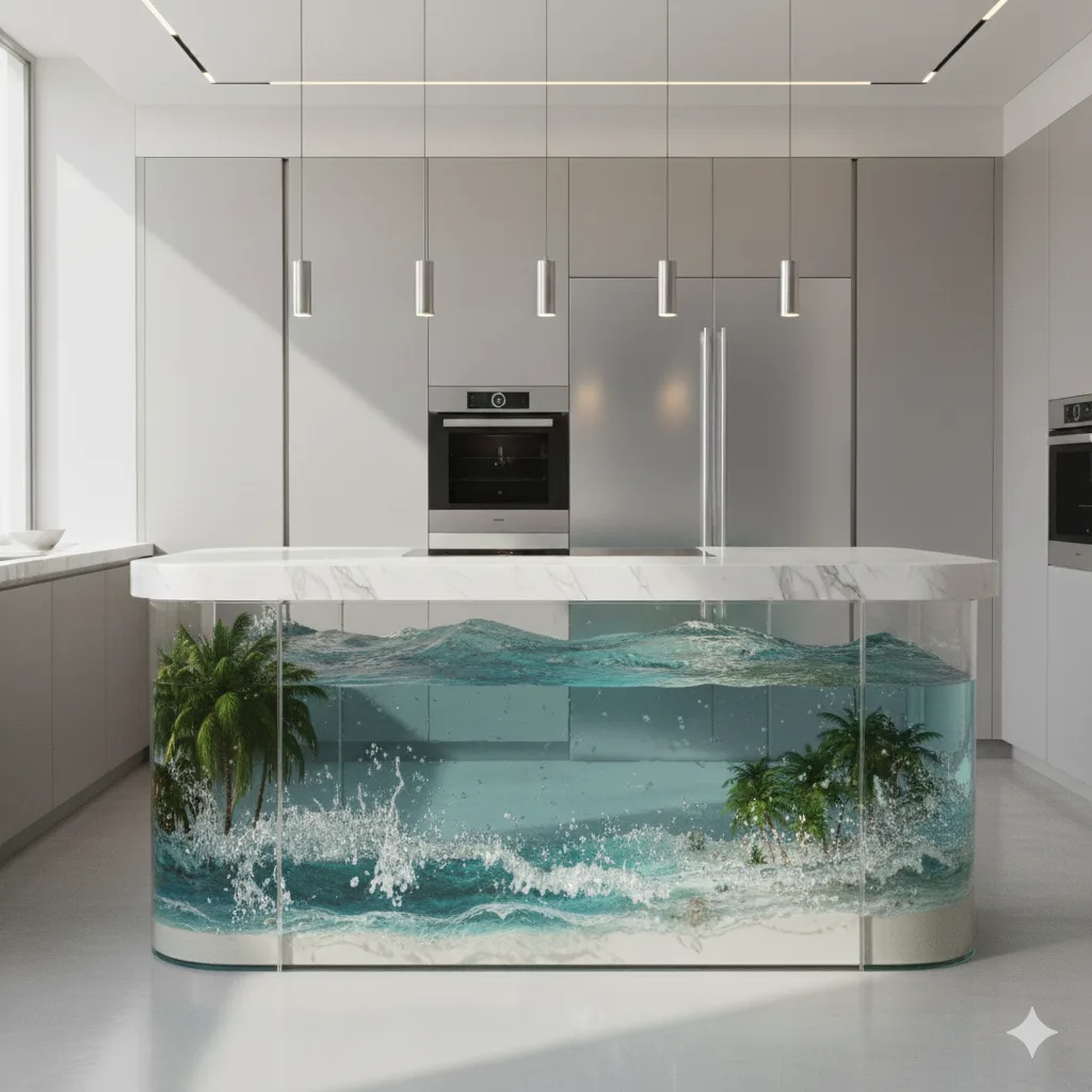 Transform Your Kitchen with a Stunning Beach Island Setting – A Touch ...