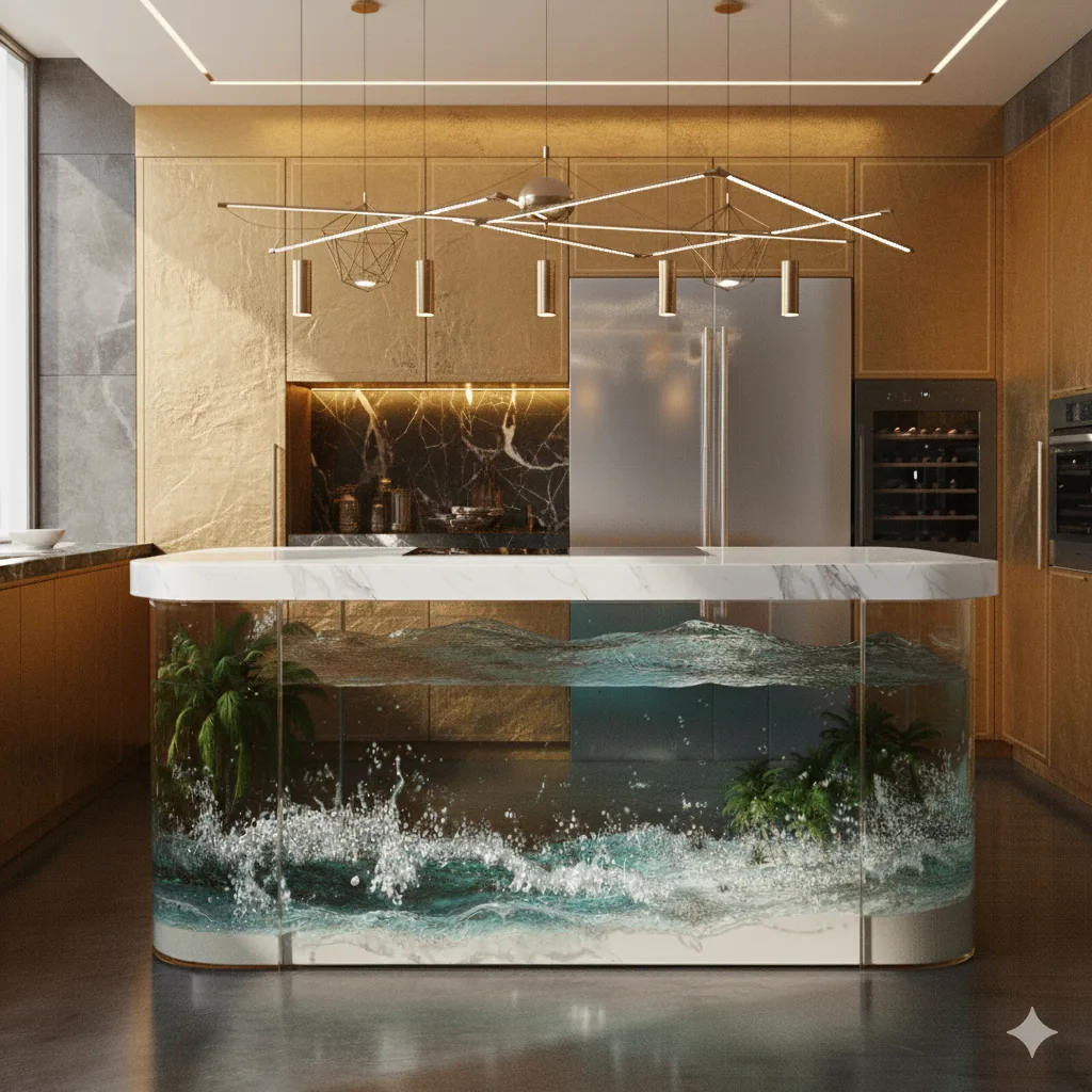 Transform Your Kitchen with a Stunning Beach Island Setting – A Touch ...