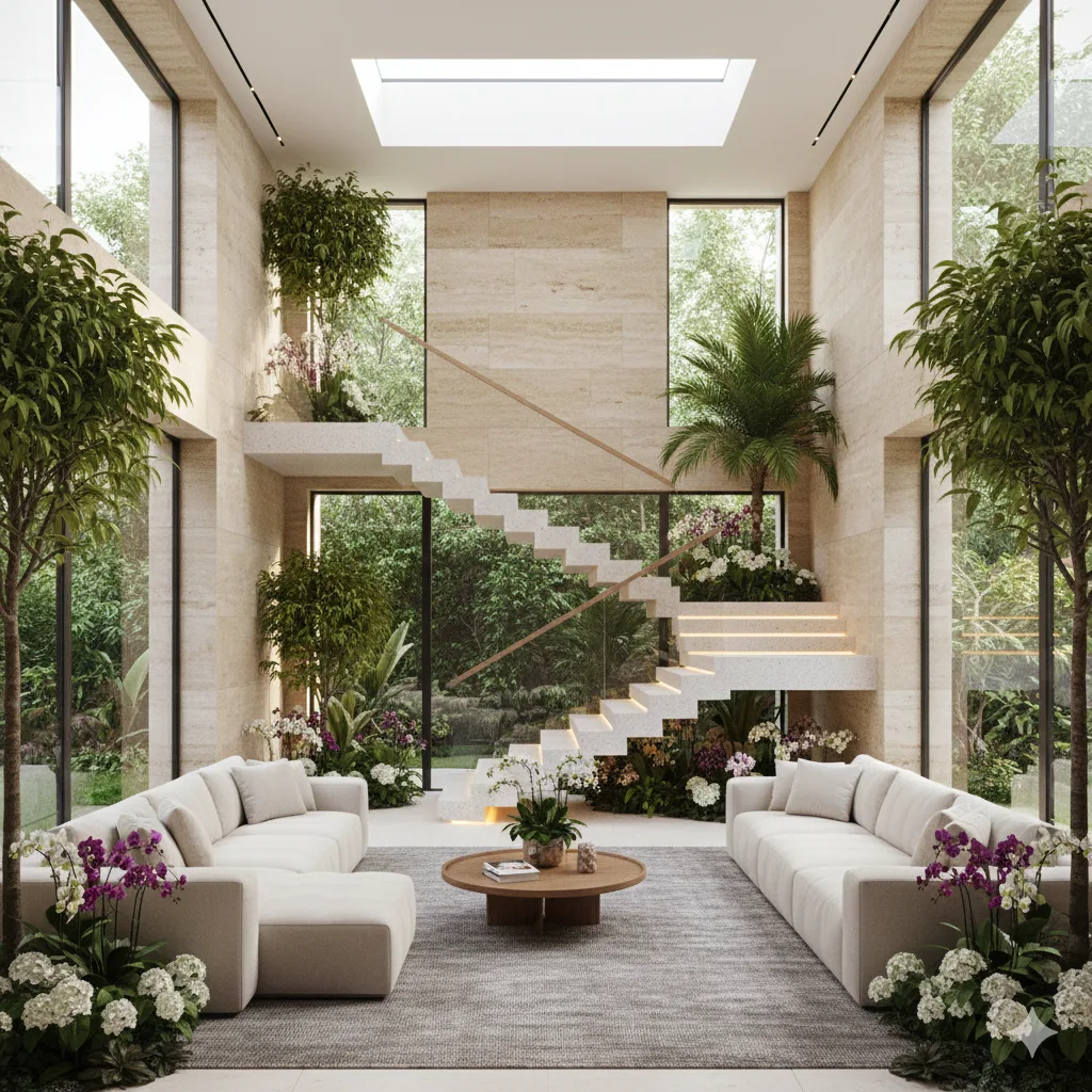 Elevate Your Home Design with Stunning Luxury Pebble Stone Stairs - A ...