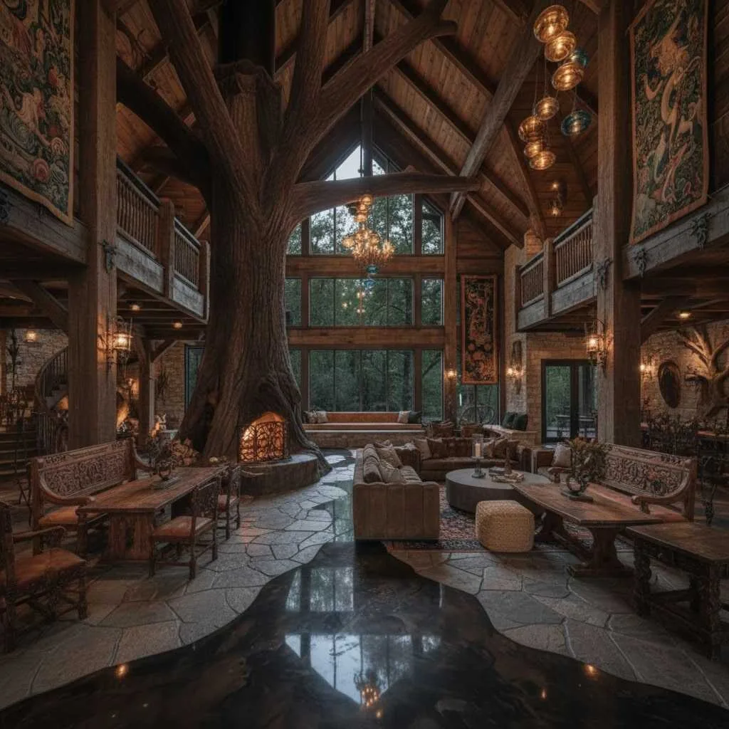 Enchanting Spaces: How to Transform Your Home with a Tree Fireplace ...