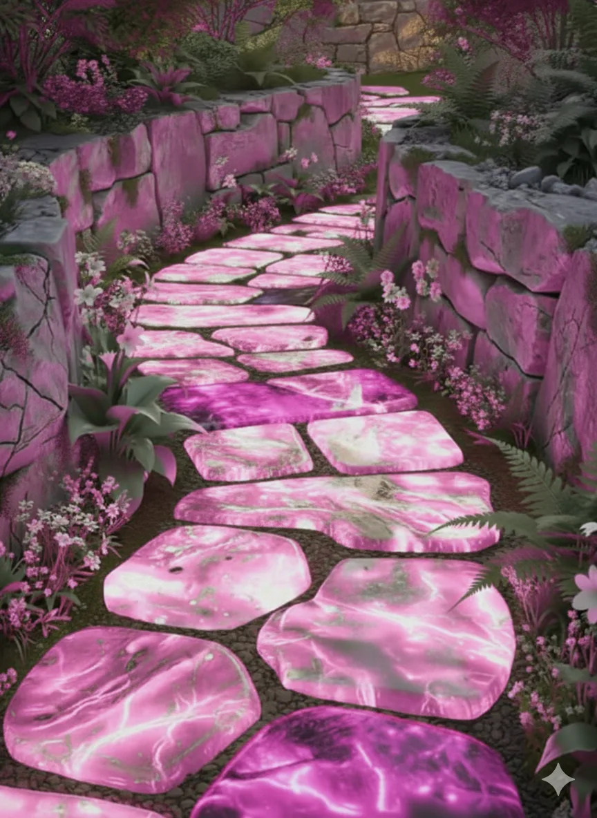Creating Enchanting Garden Paths with a Stunning Gemstone Walkway - A ...