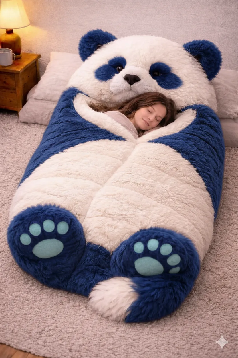 Cozy Adventures Await - Discover the Magic of the Fluffy Panda Sleeping ...