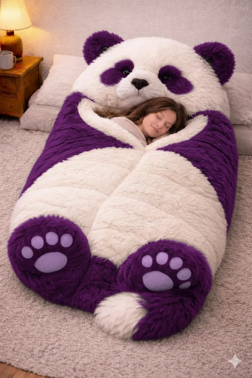 Cozy Adventures Await - Discover the Magic of the Fluffy Panda Sleeping ...