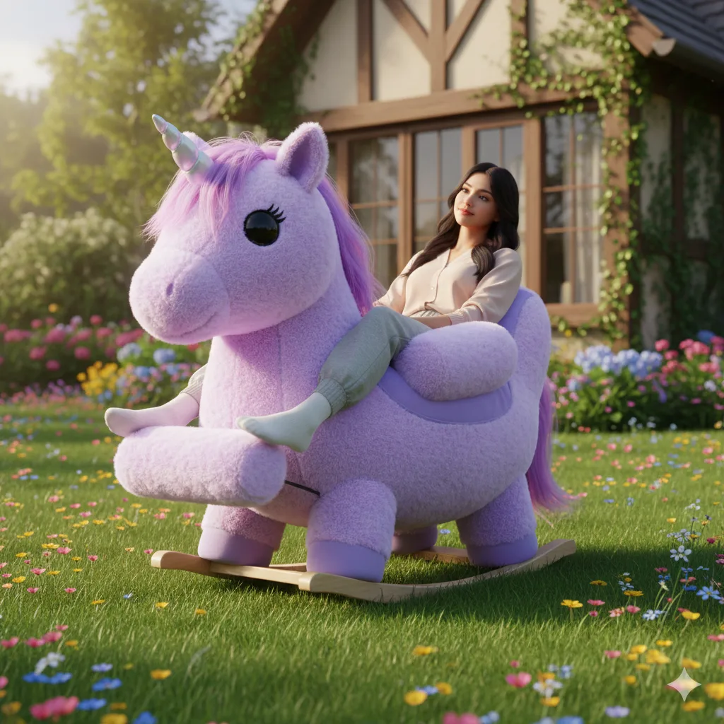 Discover the Enchanting Comfort of the Walking Unicorn Recliner - A ...