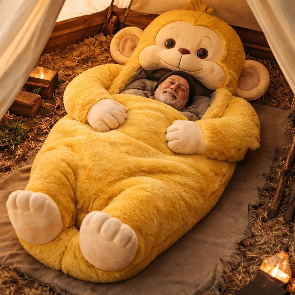 Experience Cozy Adventures with Fluffy Monkey Sleeping Bags – The ...