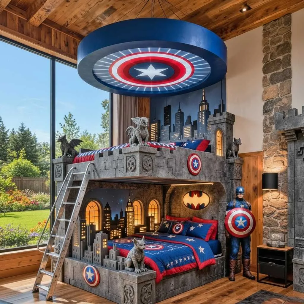 Elevate Your Bedroom Decor with Exciting Superhero Bunk Beds - The ...