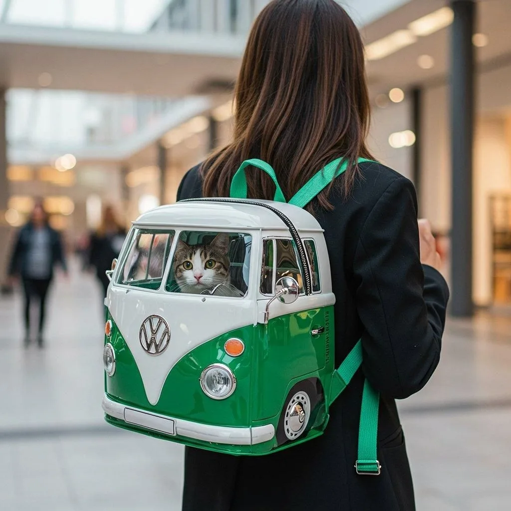 Cruise in Style with the Vw Bus Cat Backpack – The Ultimate Travel ...
